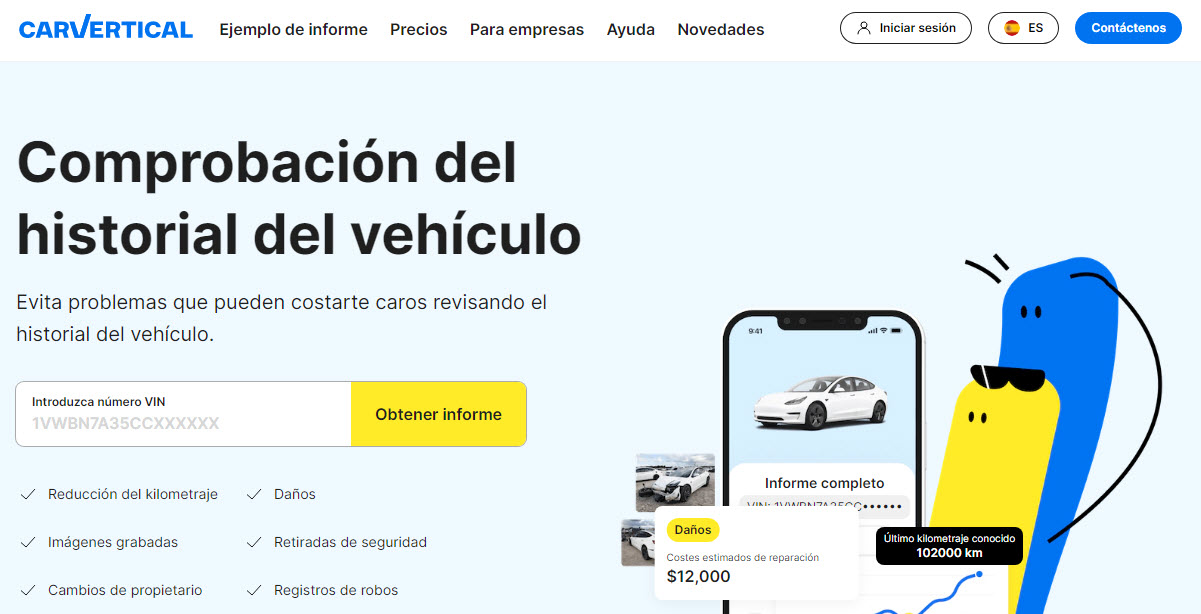 carVertical Opiniones 2025, Cómo Funciona y Precios en España